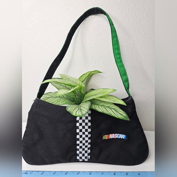 Nascar | Bags | Vintage Nascar Shoulder Bag Racing Checkered Flag Mini ...